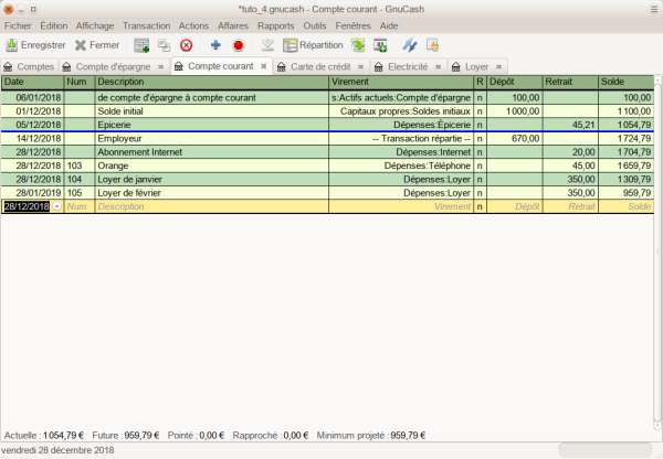Gnucash : tutoriel - Documentation du Dr Nicolas Frappé